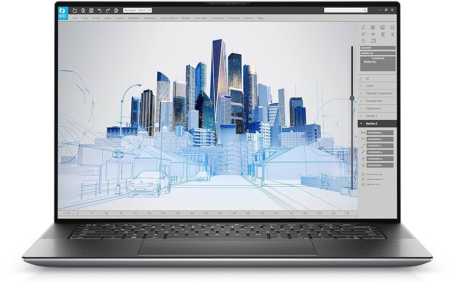 Dell Precision 5530 Ex lease i7 8850H 16GB RAM 256GB NVME SSD 4GB Dedi